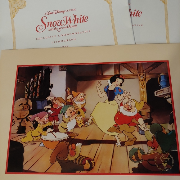 Disney | Wall Decor | Snow White Official Lithograph Art Print 994 ...